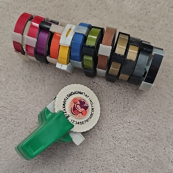 Office | Vintage Label Maker With Assorted Tape Colors | Poshmark